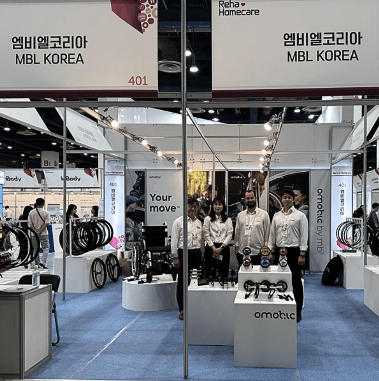 The Omobic brand at the exhibition in South Korea | MBL news